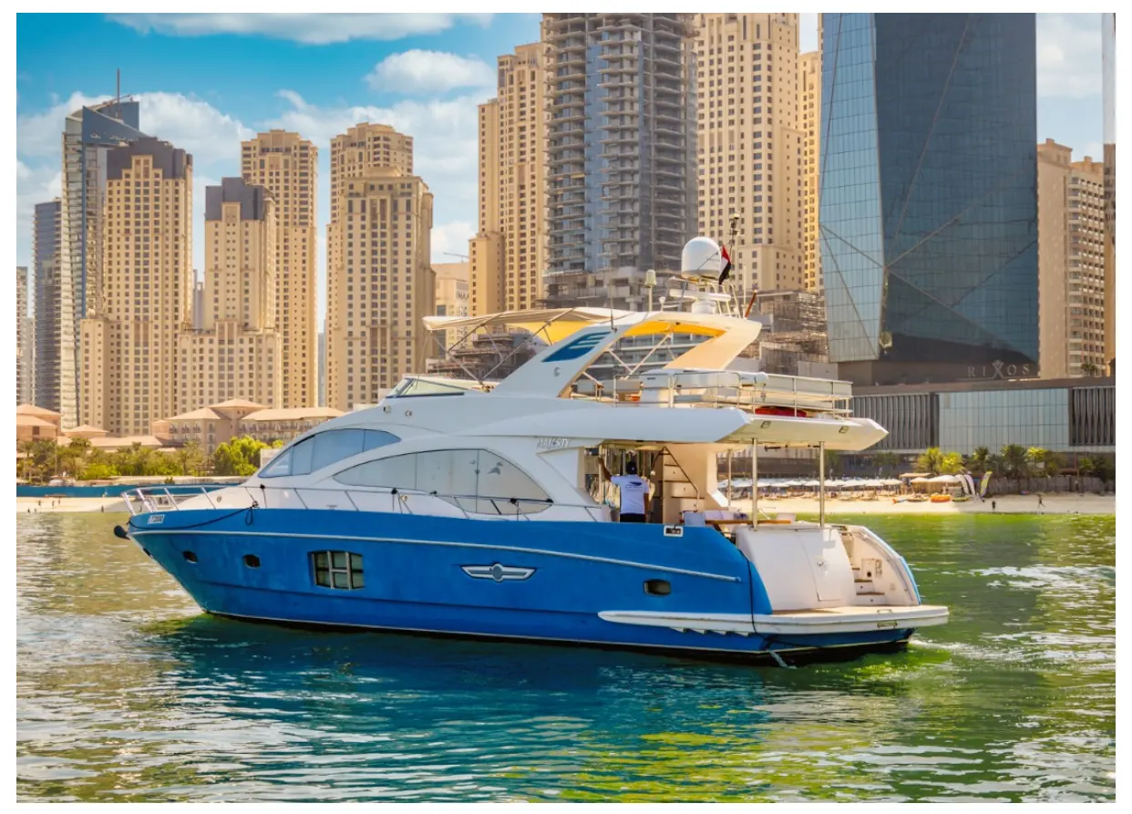 Seahawk yachts charter Dubai & Luxury Boat rentals | 70Feet yacht